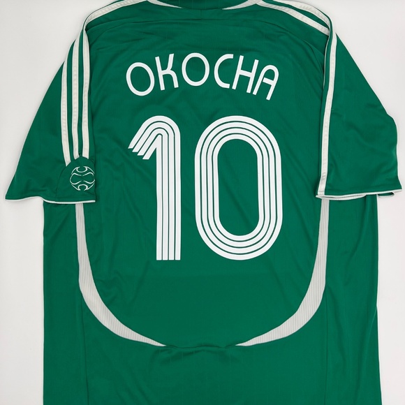 adidas | Shirts | Okocha Nigeria 20062007 Home Original Adidas Vtg Rare ...